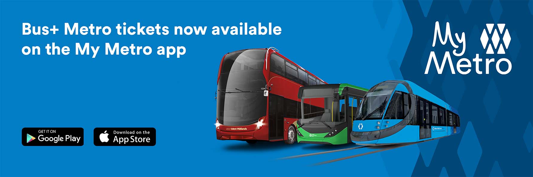 Metro launches Bus+ Metro tickets on the My Metro App - West Midlands Metro